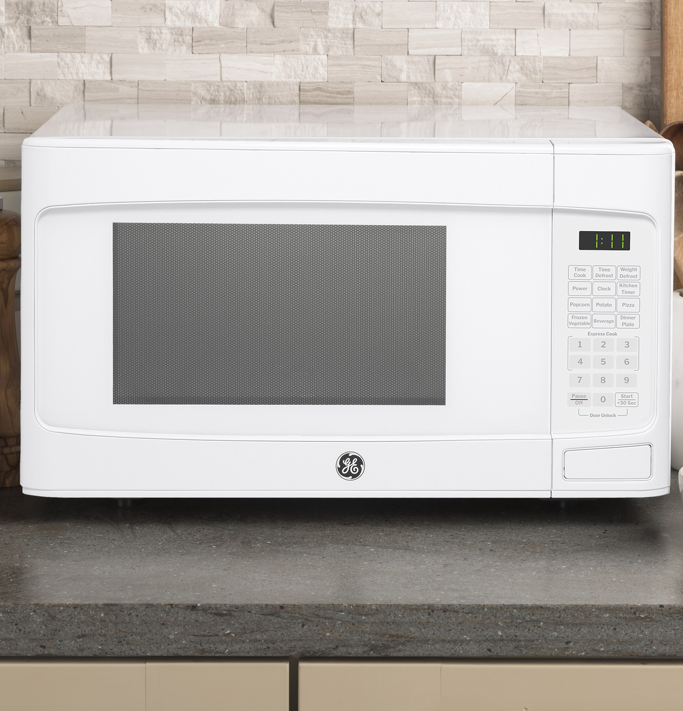 GE GCST11N1WWW 24" Spacemaker Countertop Microwave Oven | Microwave ...
